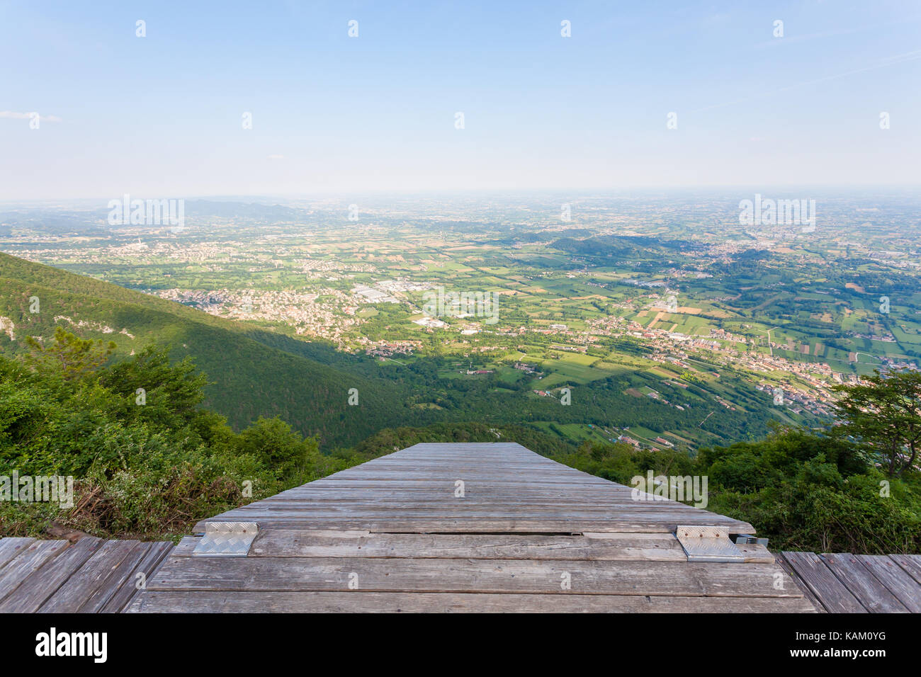 Paragliding platform view from above. Paragliding, extreme sports Stock ...