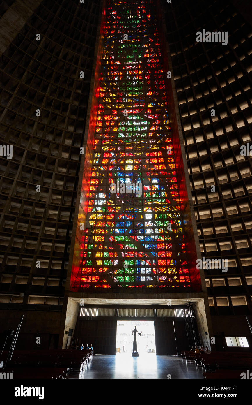 Stained-glass window, Catedral Metropolitana de São Sebastião, Centro ...