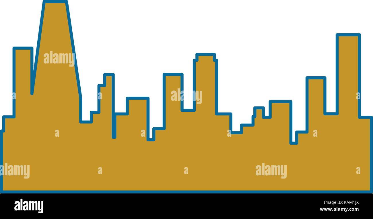 silhouette of city buildings icon Stock Vector Image & Art - Alamy