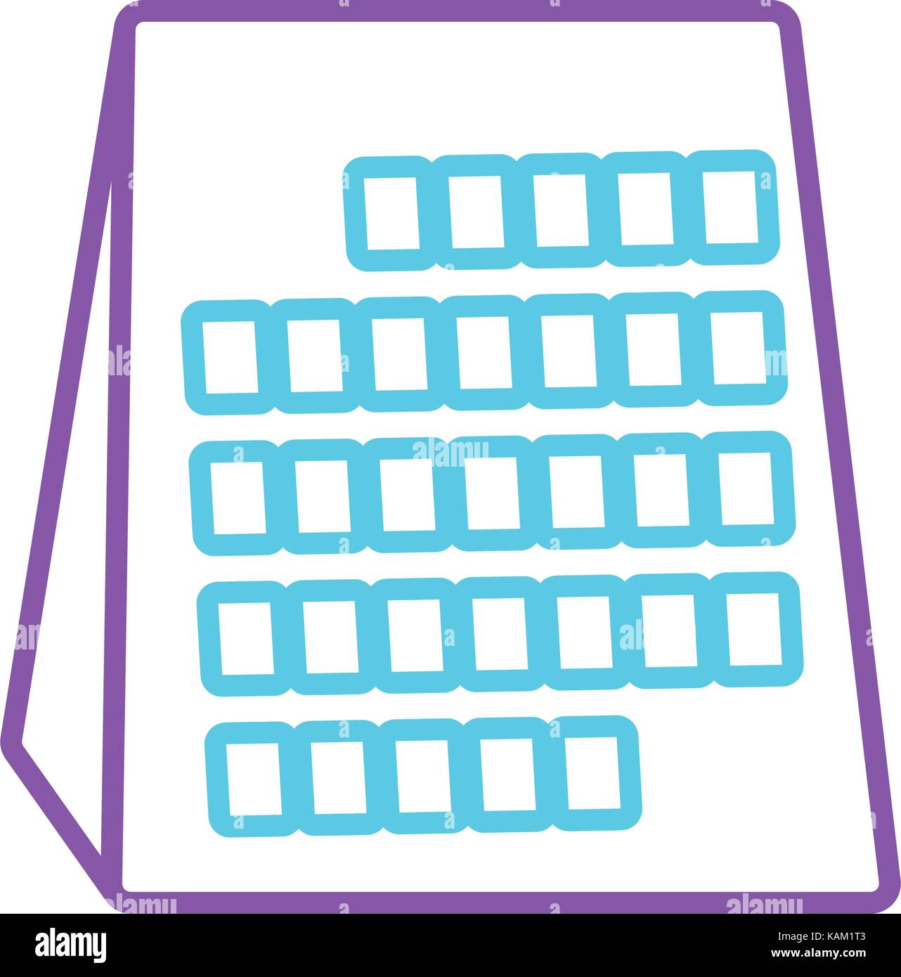 calendar vector illustration Stock Vector Image & Art - Alamy