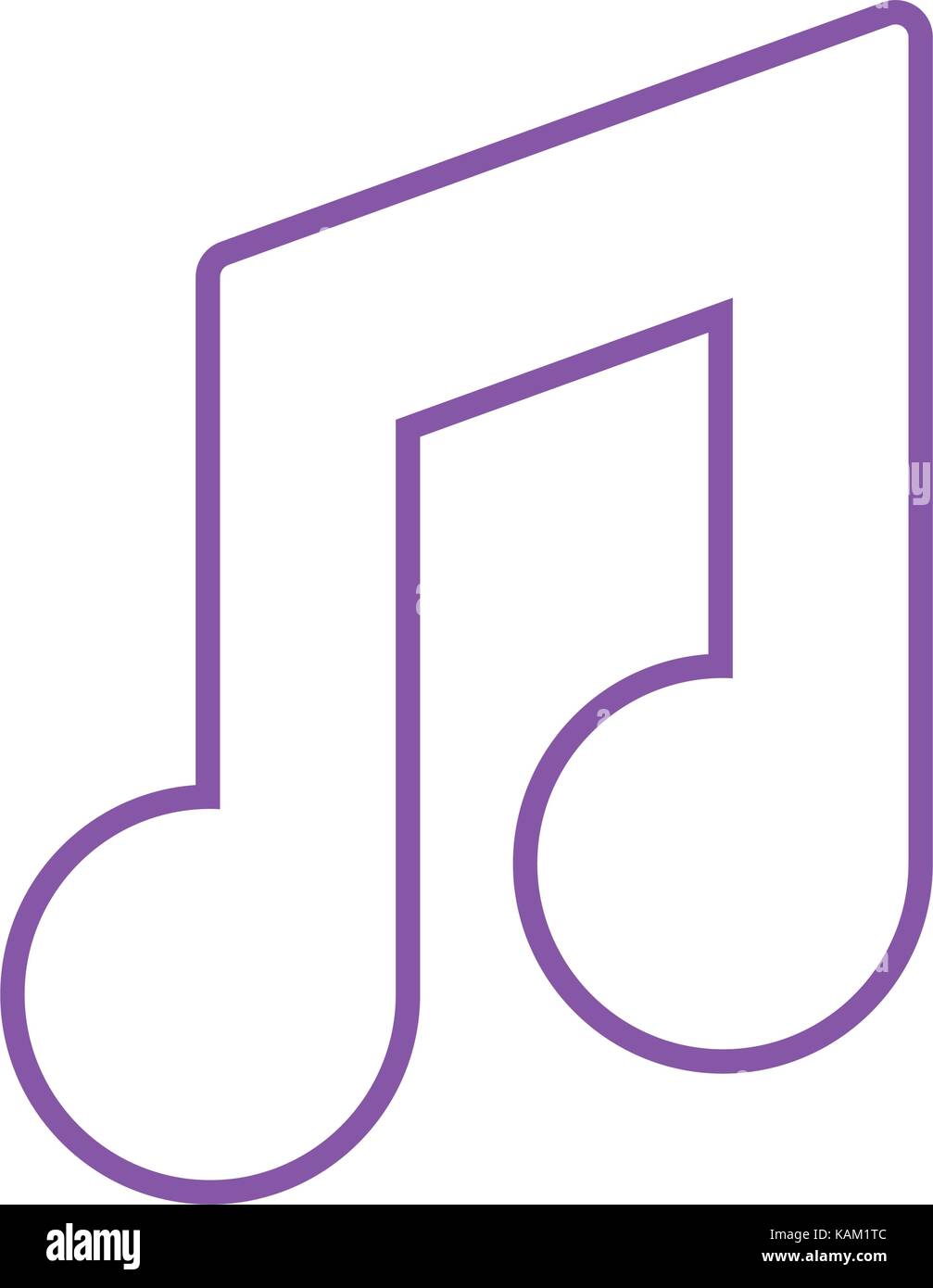 music sign vector illustration Stock Vector Image & Art - Alamy