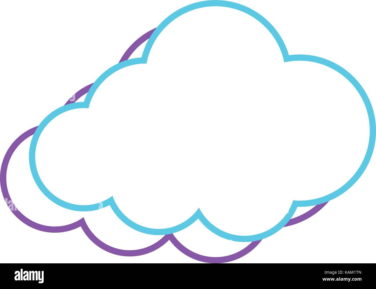 cloud vector illustration Stock Vector Image & Art - Alamy