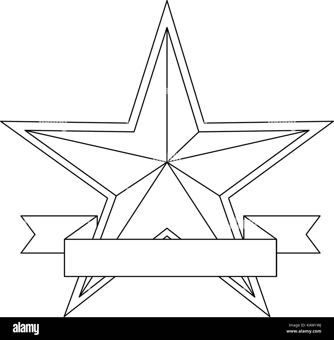 Star medal shape Stock Vector Image & Art - Alamy