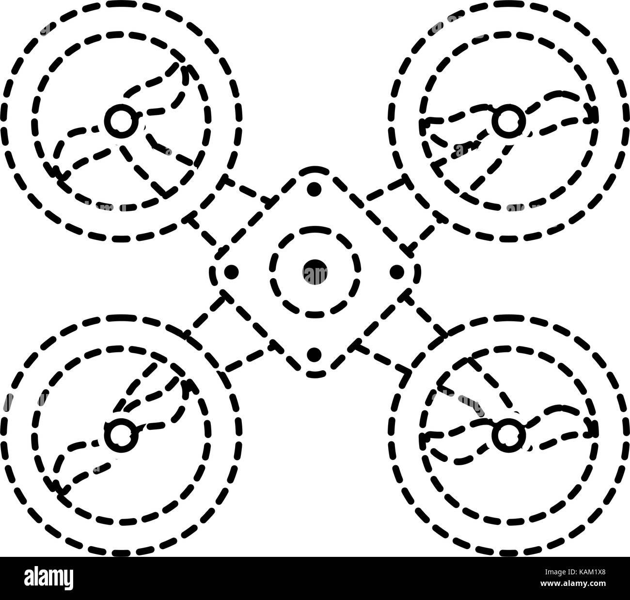 drone sticker vector illustration Stock Vector Image & Art - Alamy