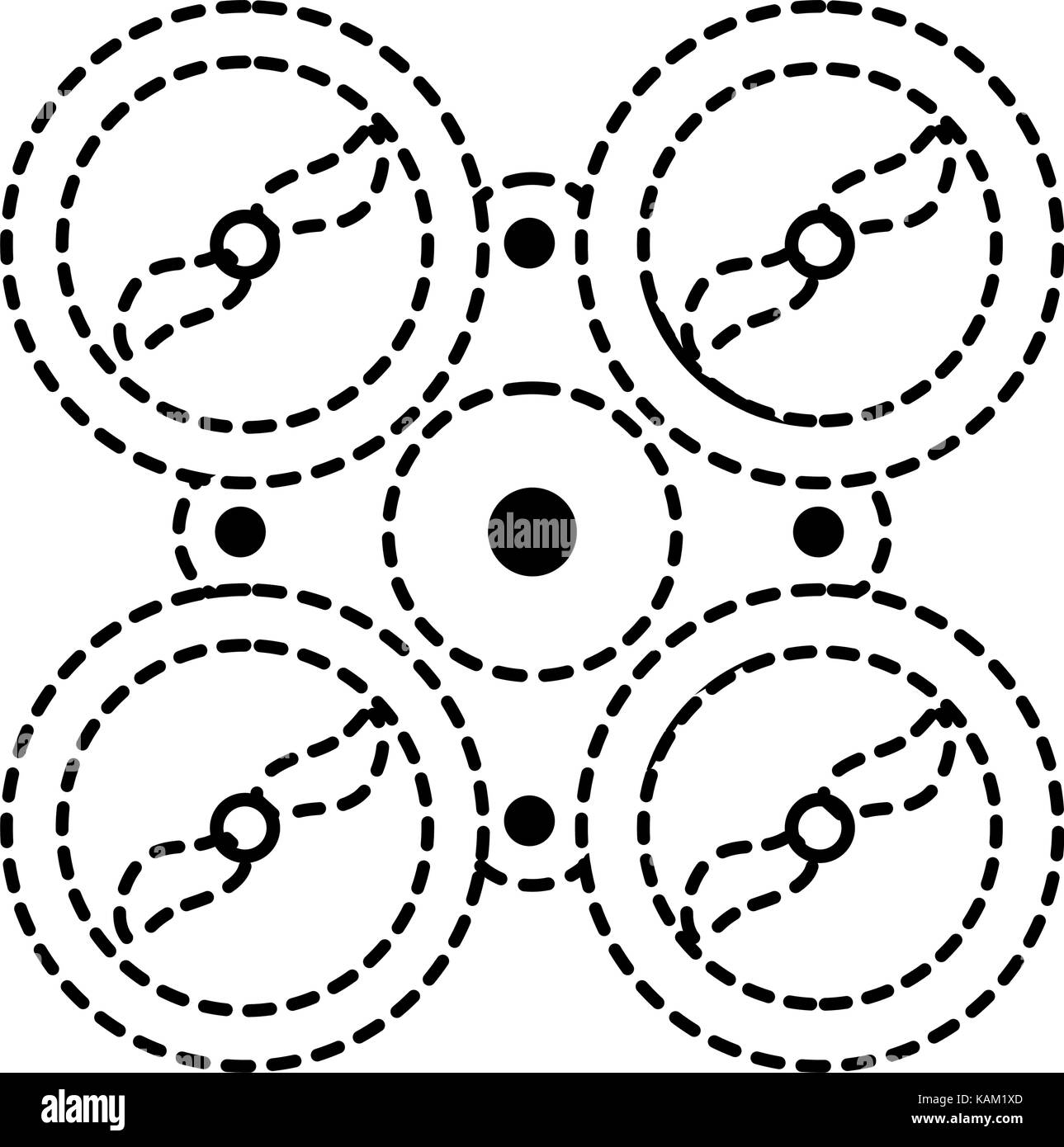 drone sticker vector illustration Stock Vector Image & Art - Alamy