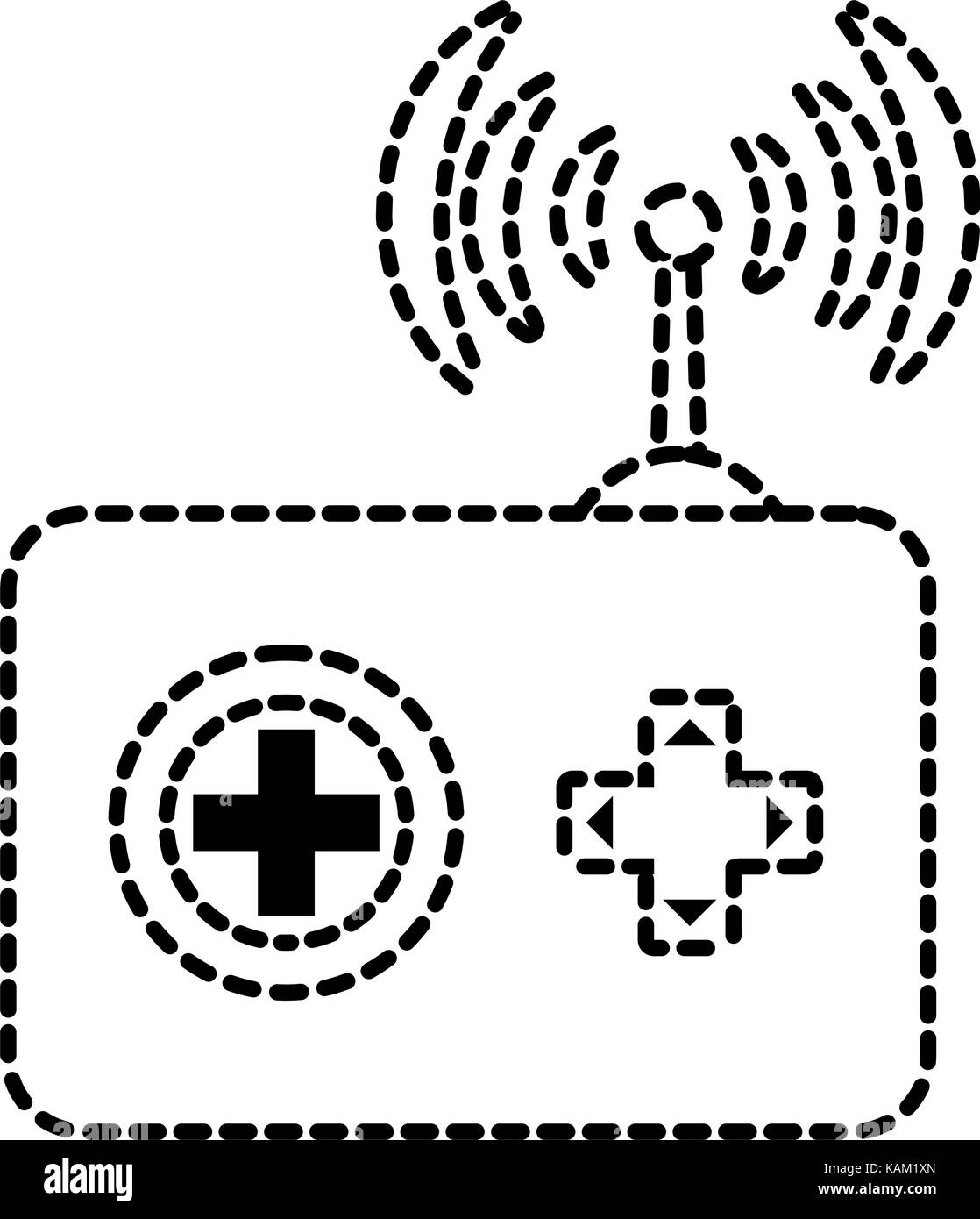 remote control sticker vector illustration Stock Vector Image & Art - Alamy