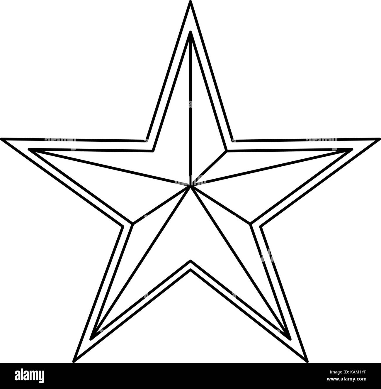 Star medal shape Stock Vector Image & Art - Alamy