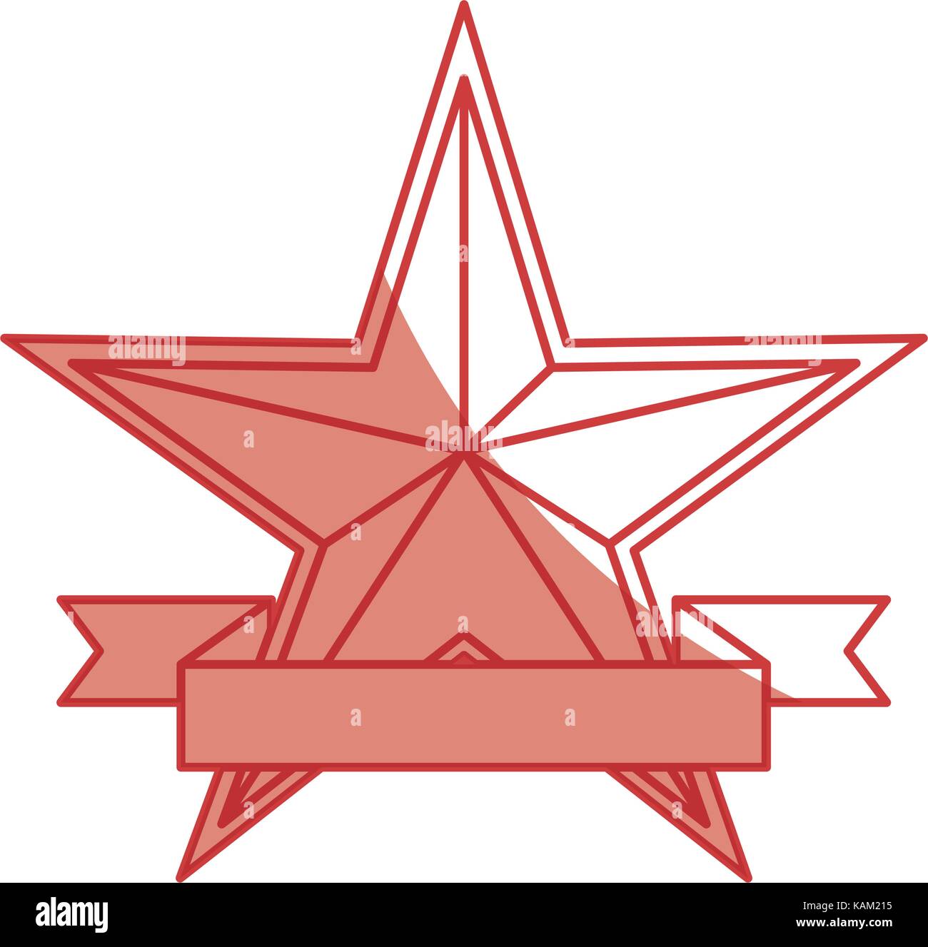 Star medal shape Stock Vector Image & Art - Alamy