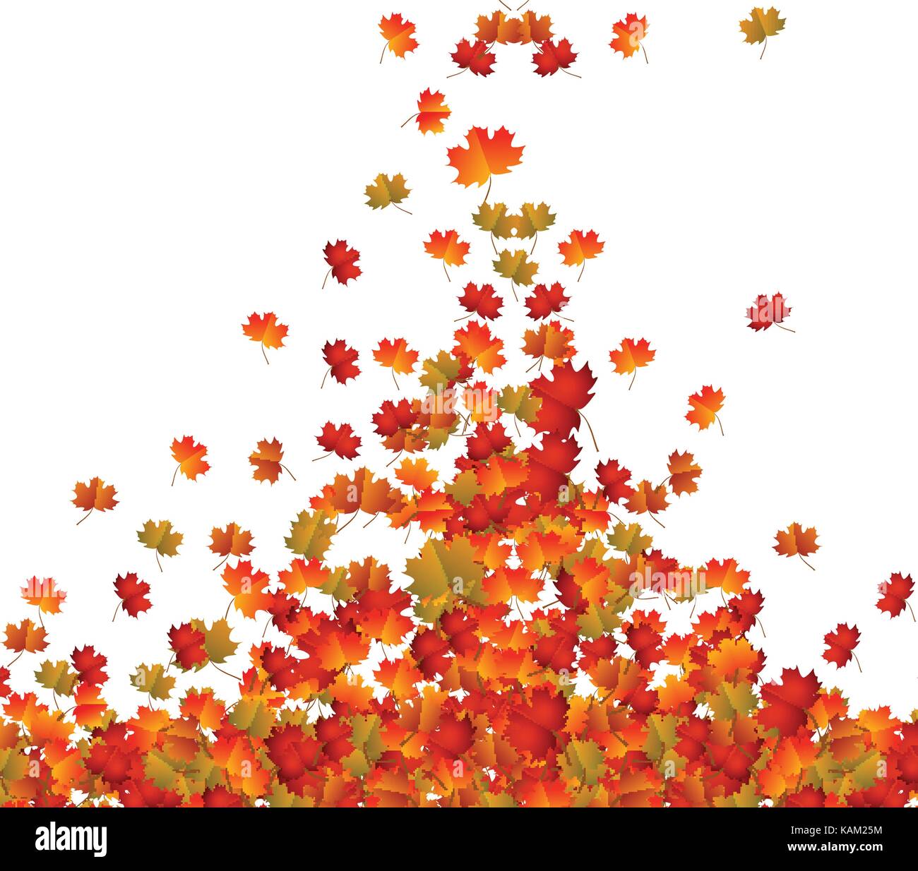 Fall Leaves Background Stock Vector Image & Art - Alamy