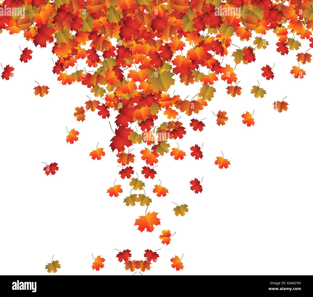 Fall Leaves Background Stock Vector Image & Art - Alamy