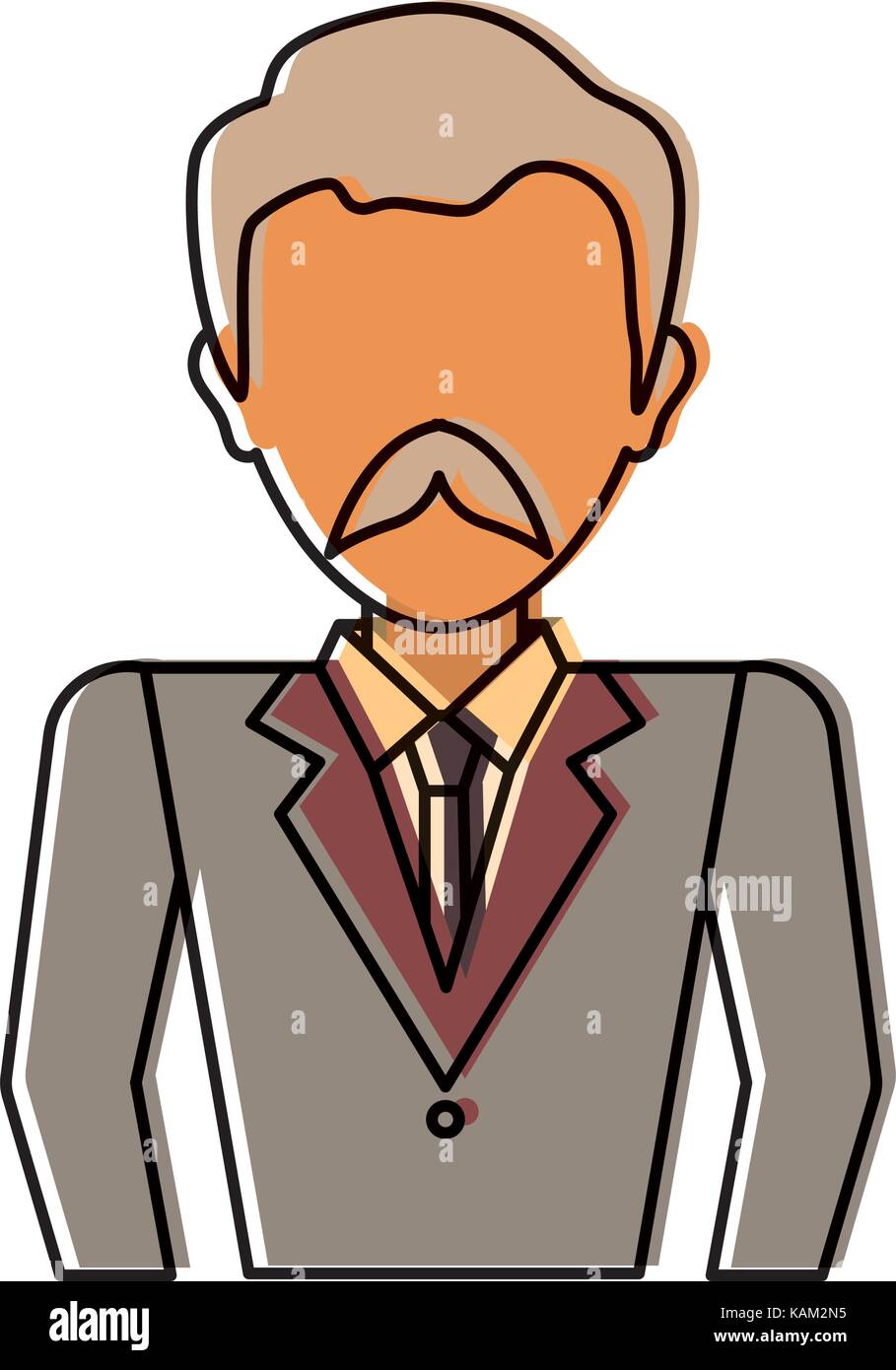 man professional avatar vector illustration Stock Vector Image & Art ...