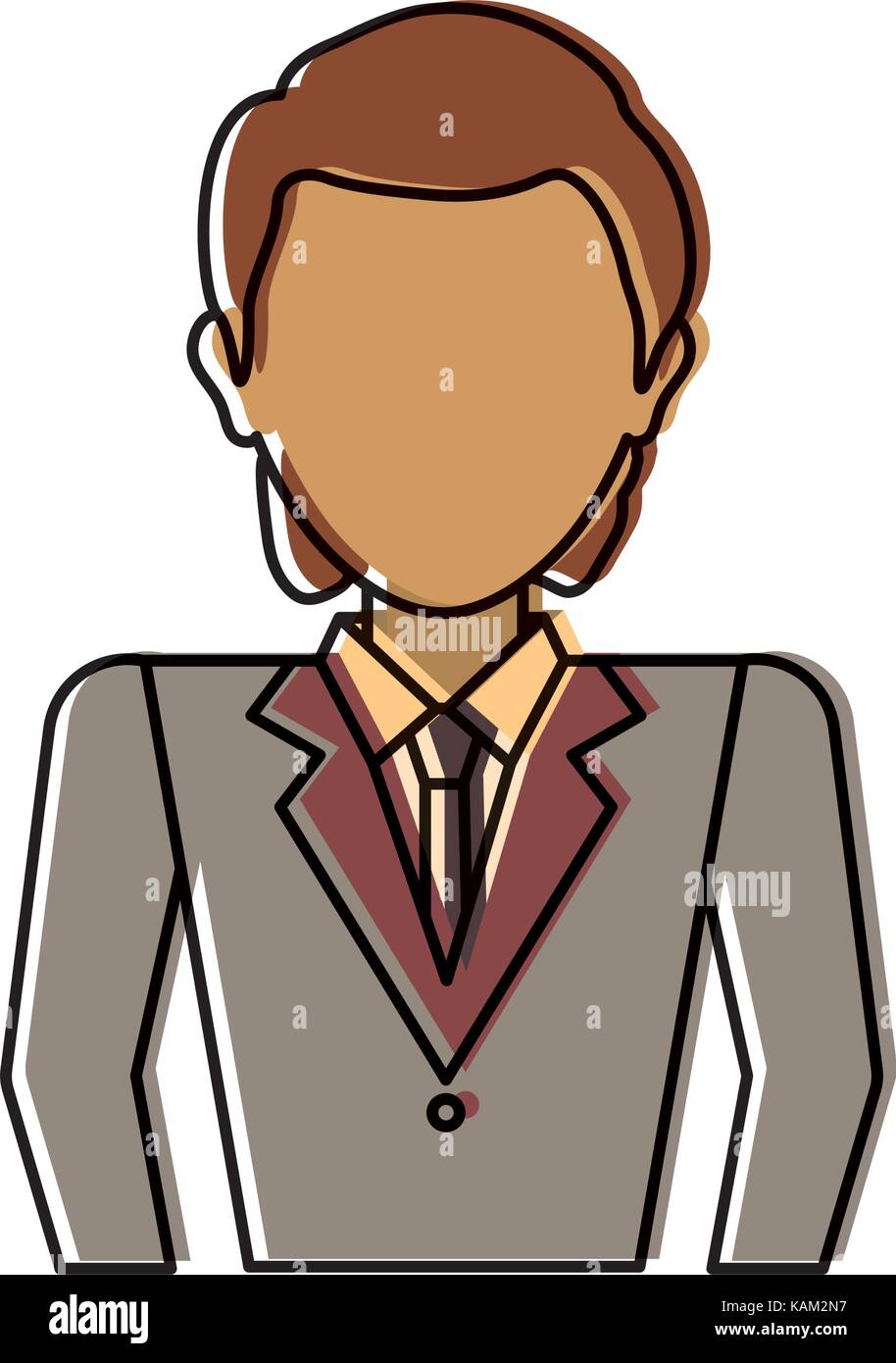 man professional avatar vector illustration Stock Vector Image & Art ...