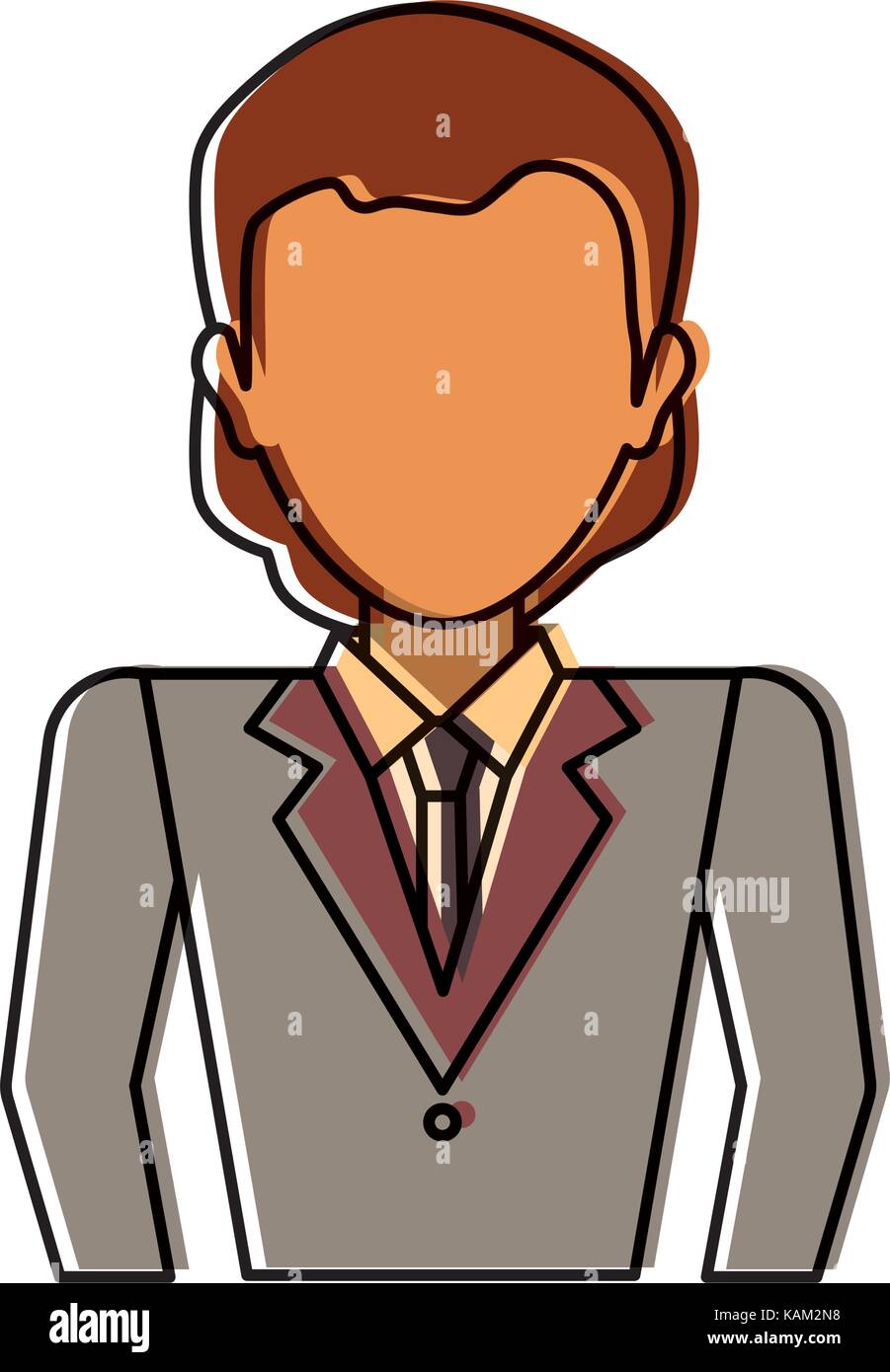 man professional avatar vector illustration Stock Vector Image & Art ...