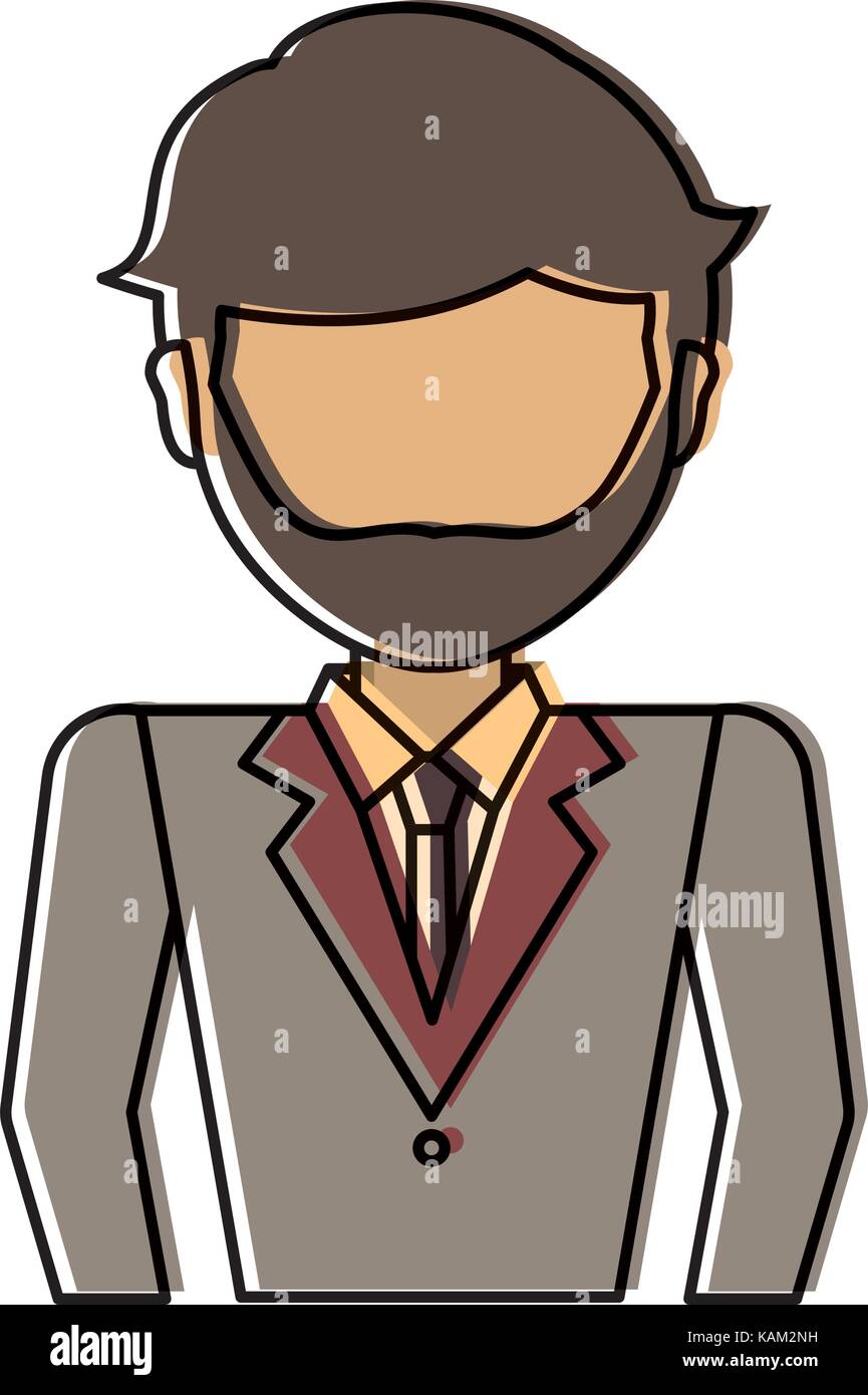 man professional avatar vector illustration Stock Vector Image & Art ...