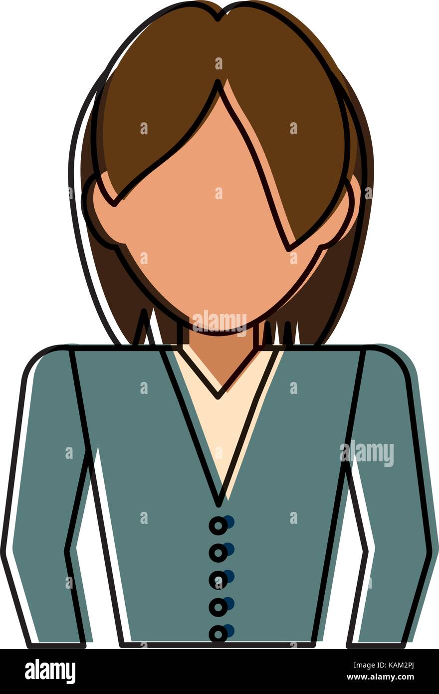 businesswoman vector illustration Stock Vector Image & Art - Alamy