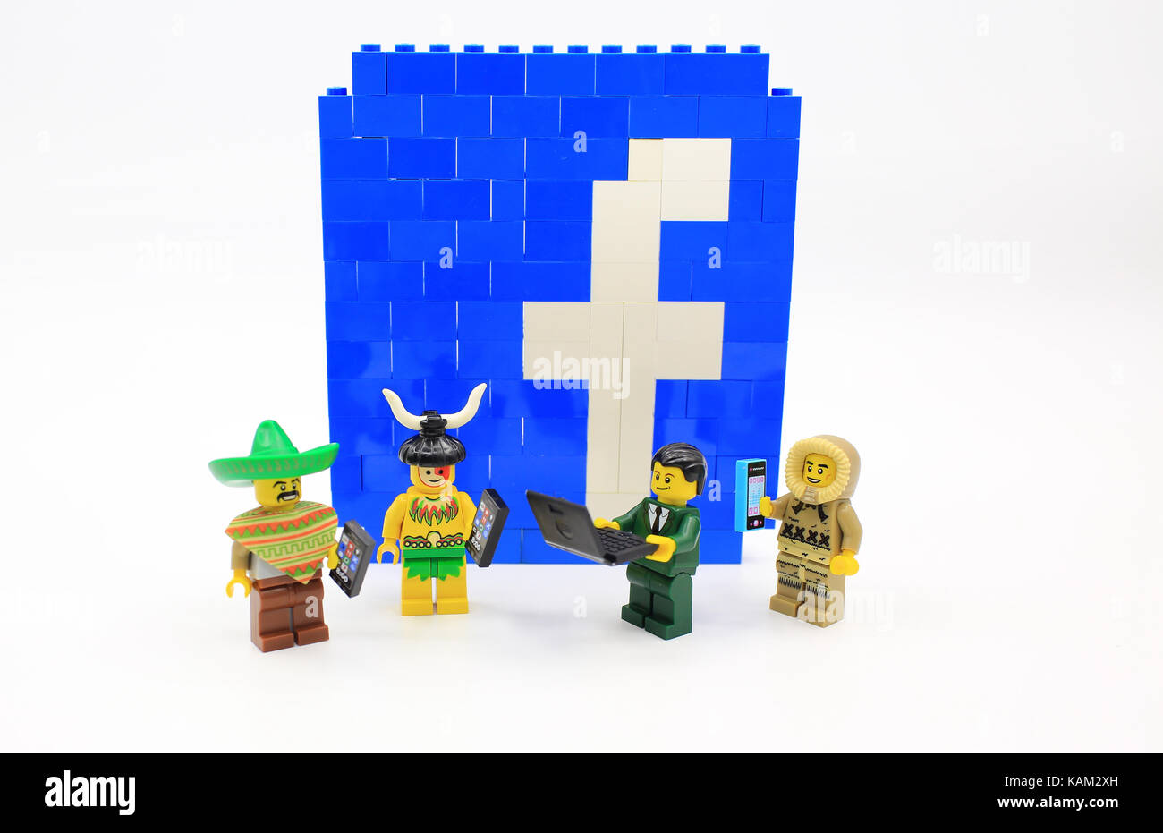 facebook different user Stock Photo - Alamy