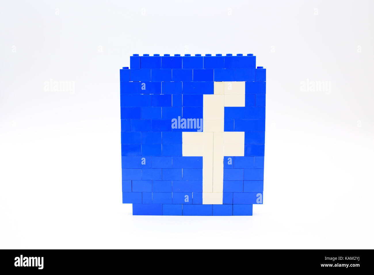 lego brick facebook Stock Photo - Alamy