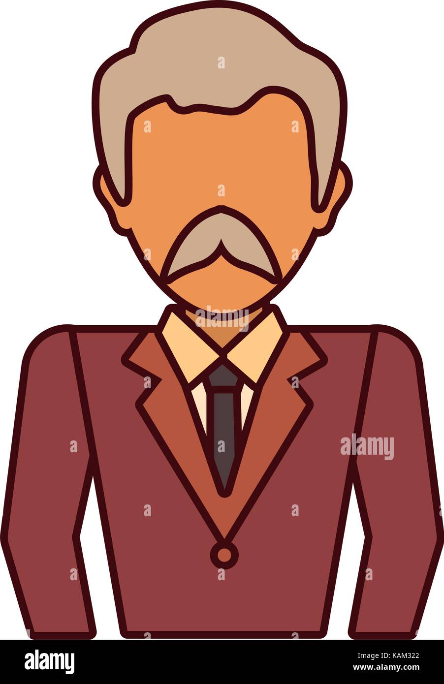 old businessman vector illustration Stock Vector Image & Art - Alamy