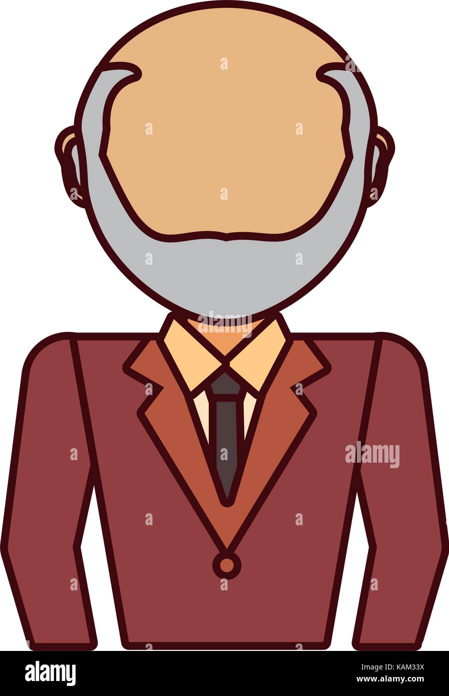 old businessman vector illustration Stock Vector Image & Art - Alamy