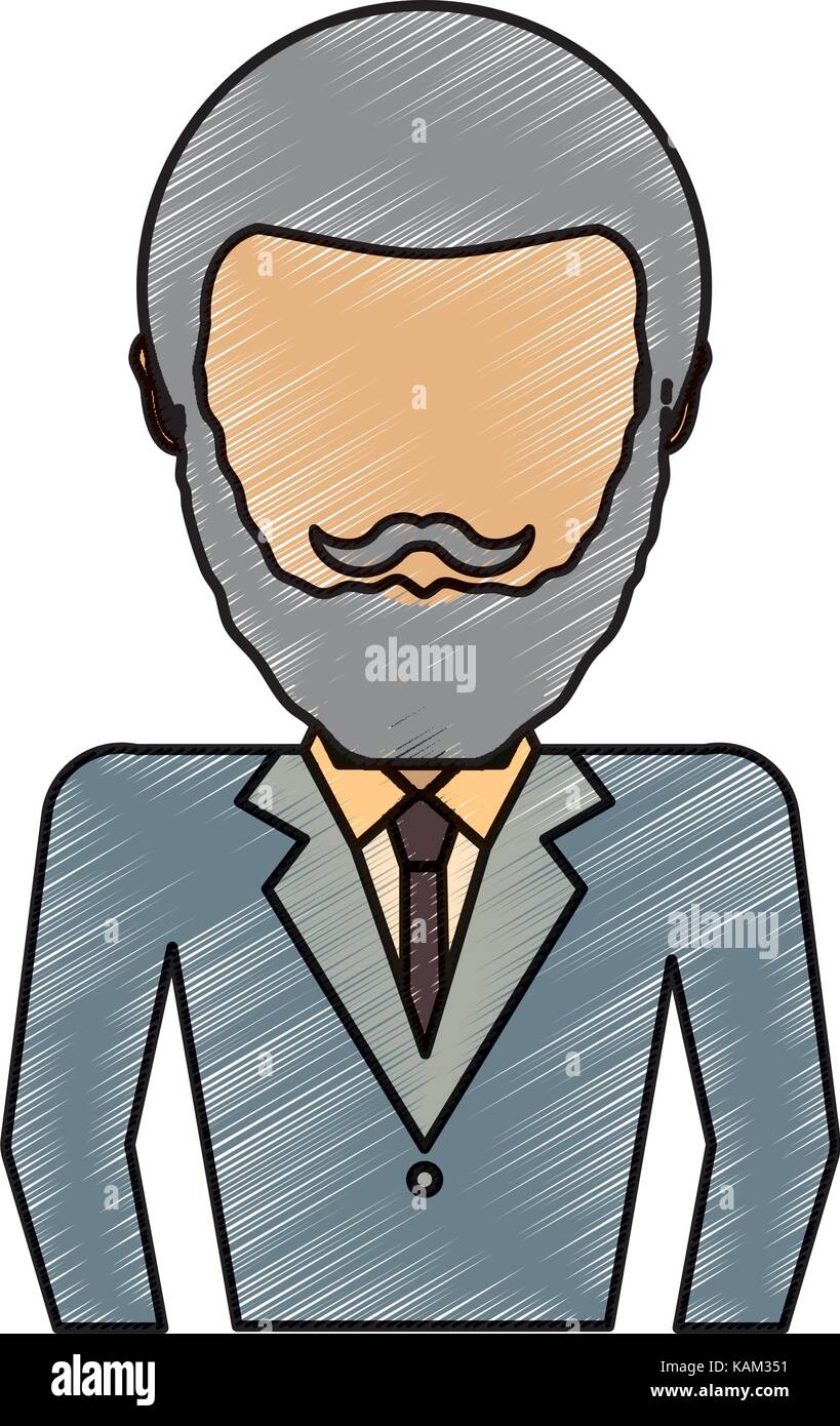 old businessman vector illustration Stock Vector Image & Art - Alamy