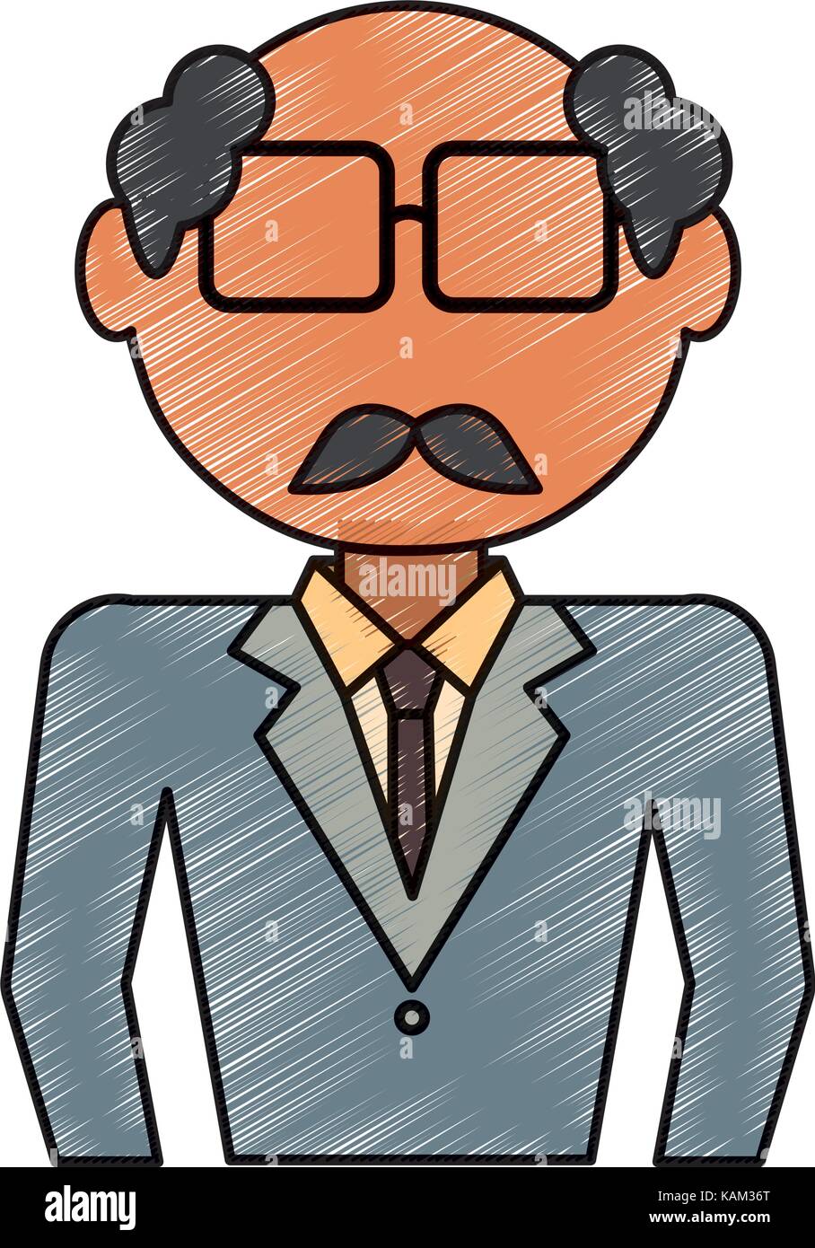 old businessman vector illustration Stock Vector Image & Art - Alamy