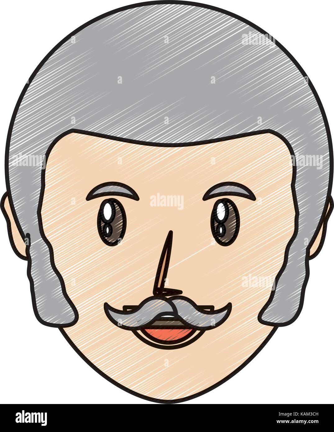 old man face vector illustration Stock Vector Image & Art - Alamy