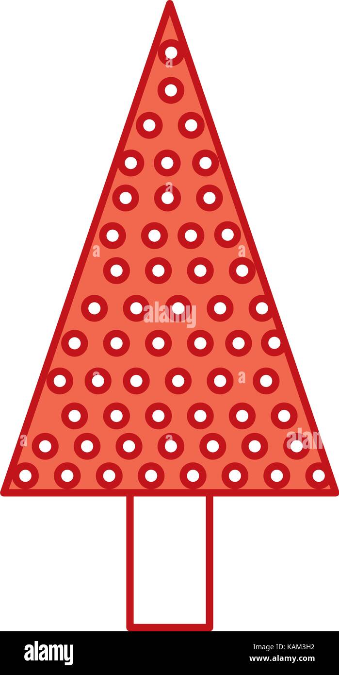 Pine cone red ball Stock Vector Images - Alamy