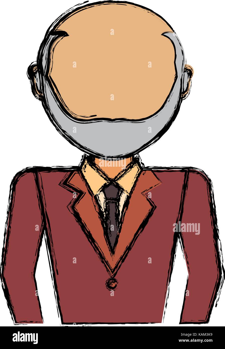 old businessman vector illustration Stock Vector Image & Art - Alamy