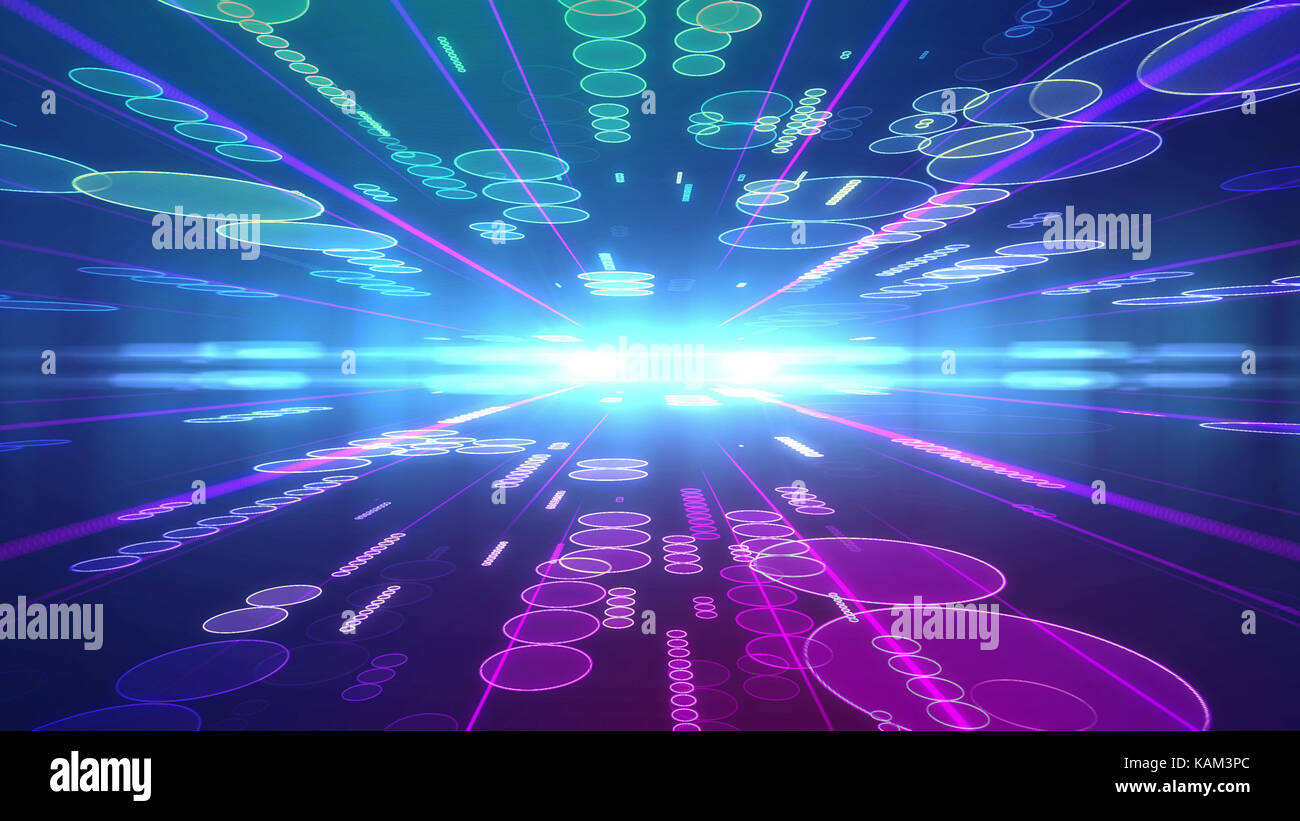 Rotating 3d ray lines hi-res stock photography and images - Alamy