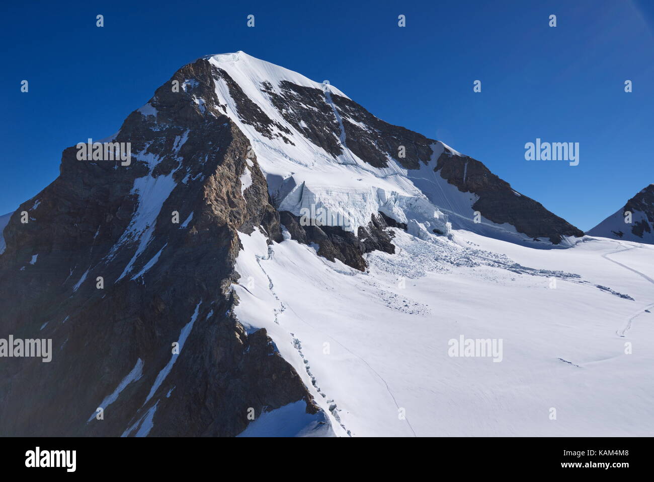 Mönch, 4107 m, from Sphynx Stock Photo - Alamy