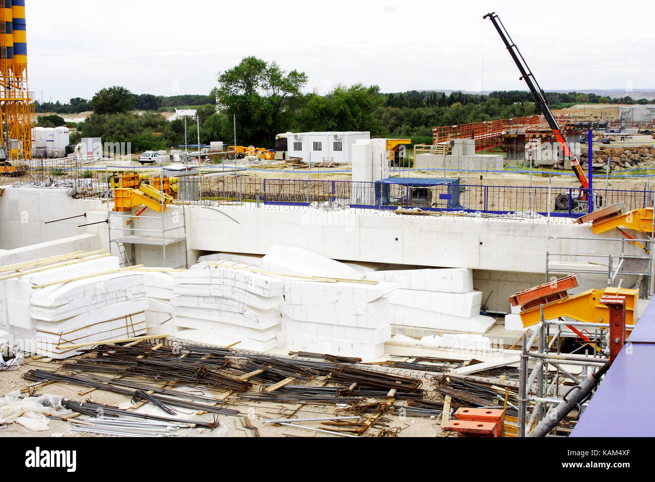 Constructive processes of a bridge Stock Photo - Alamy