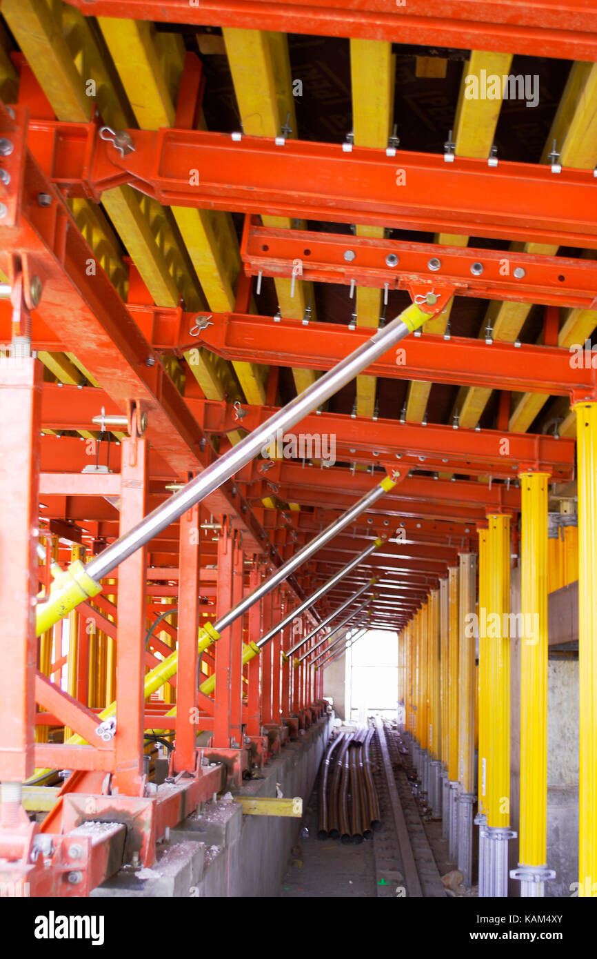 Constructive processes of a bridge Stock Photo - Alamy