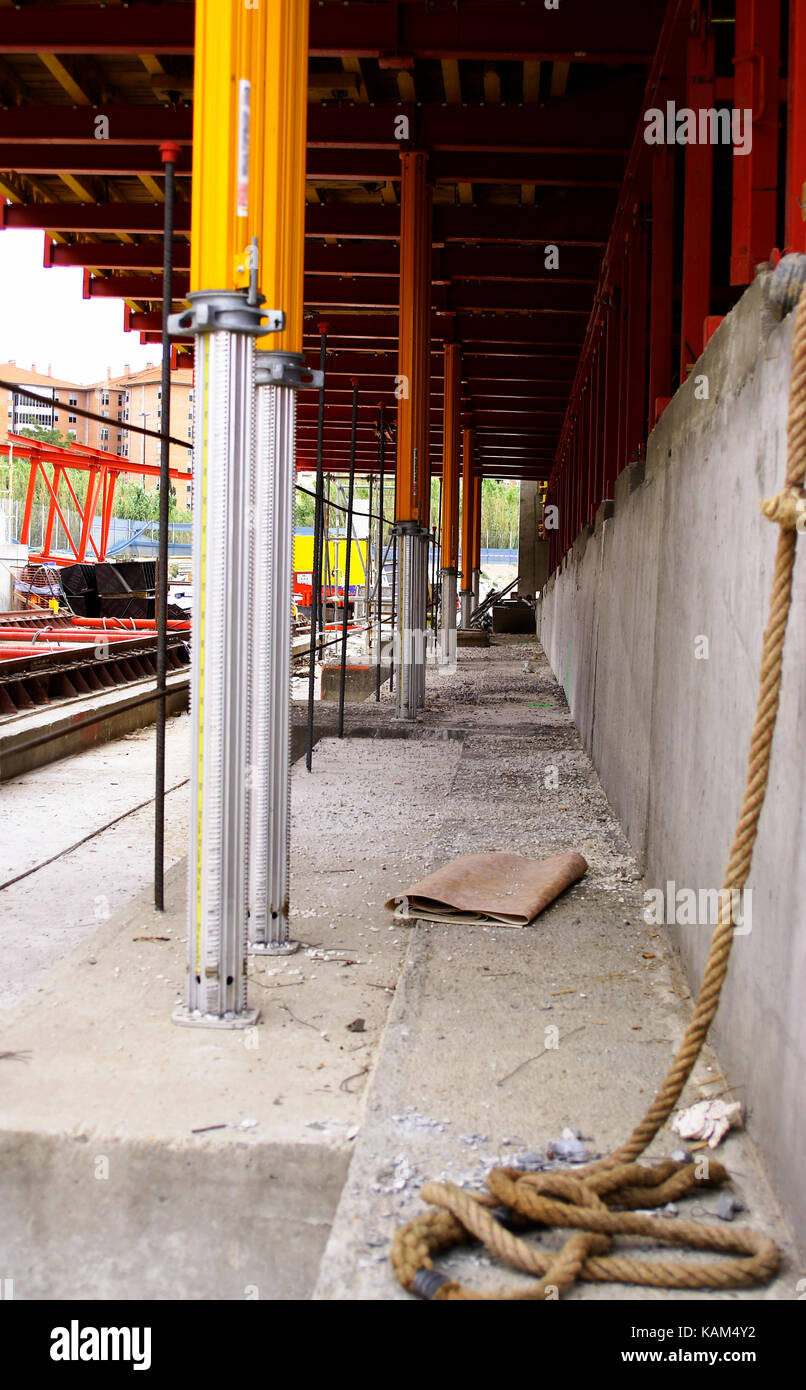 Constructive processes of a bridge Stock Photo - Alamy