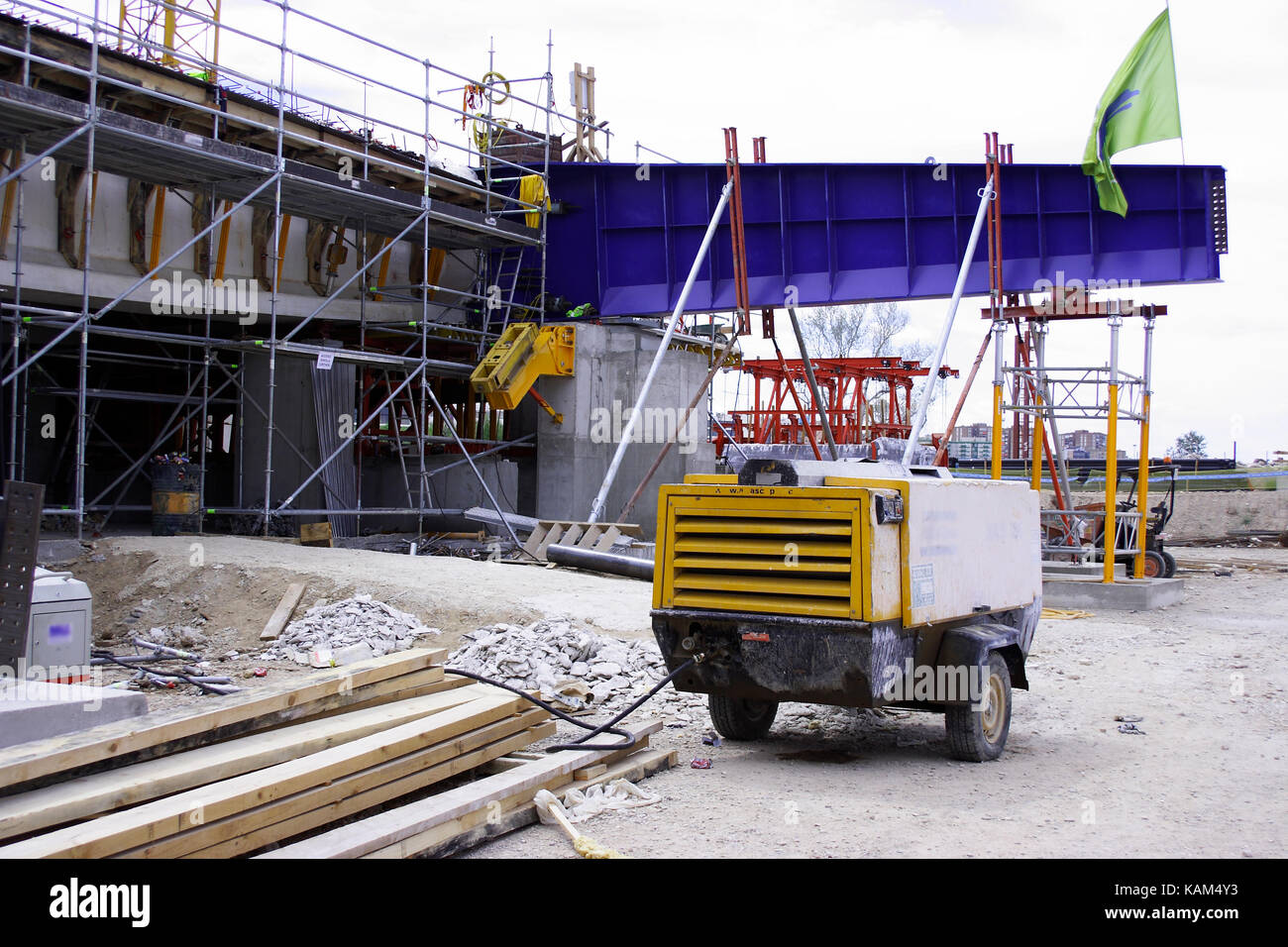 Constructive processes of a bridge Stock Photo - Alamy