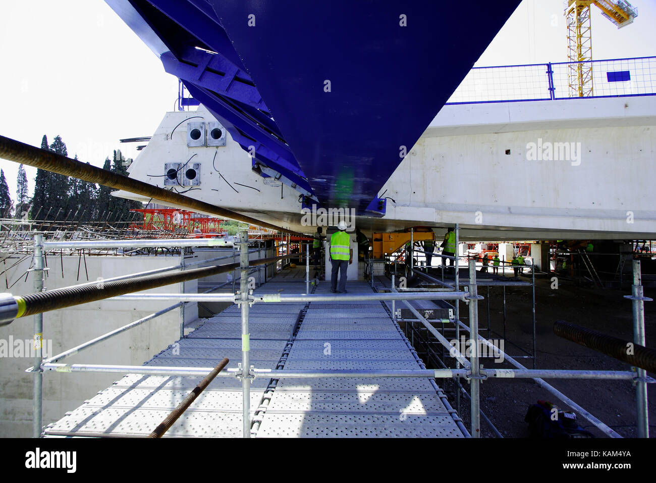 Constructive processes of a bridge Stock Photo - Alamy