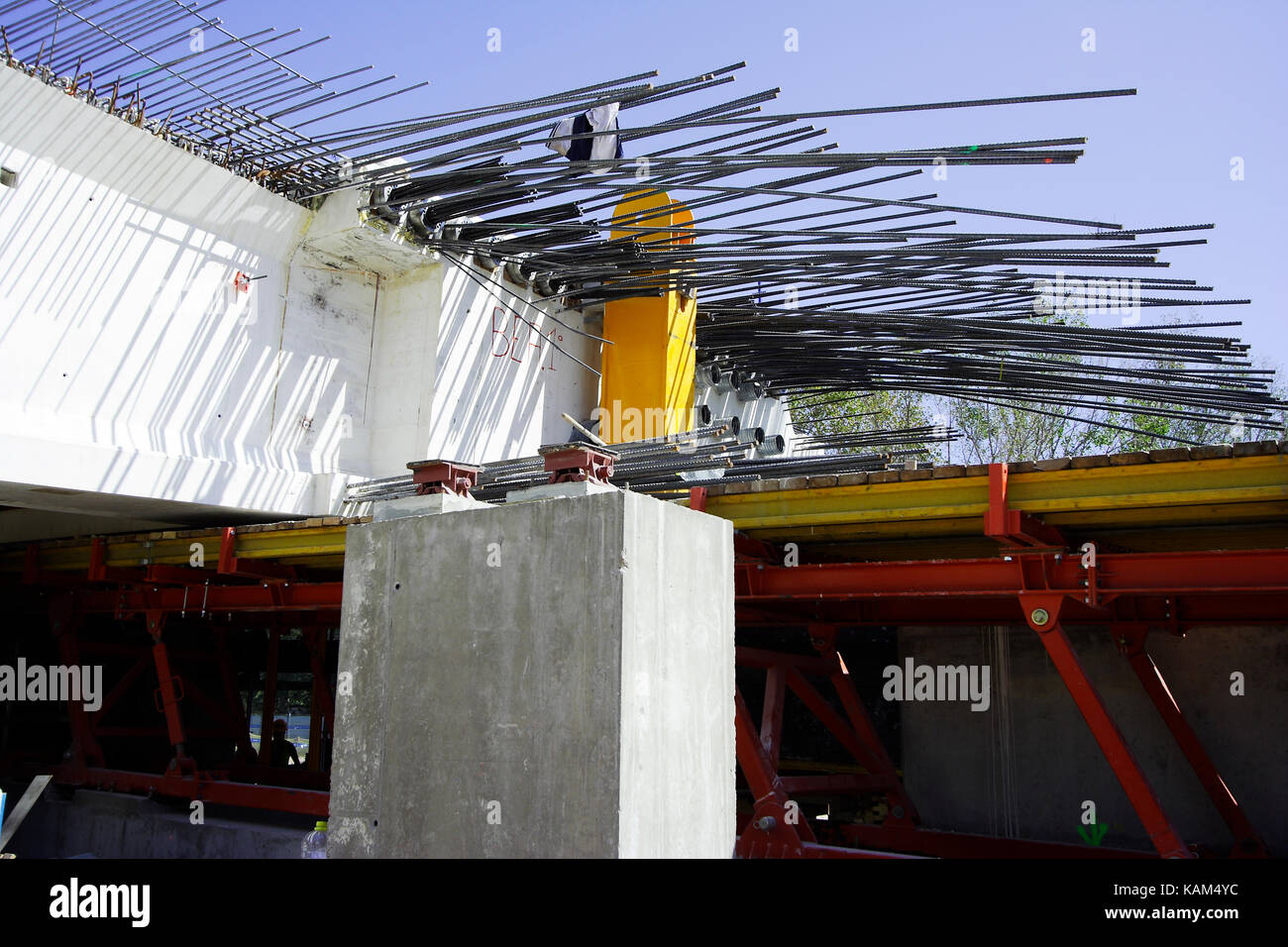 Constructive processes of a bridge Stock Photo - Alamy