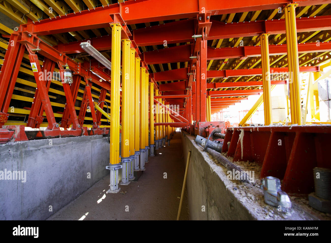 Constructive processes of a bridge Stock Photo - Alamy