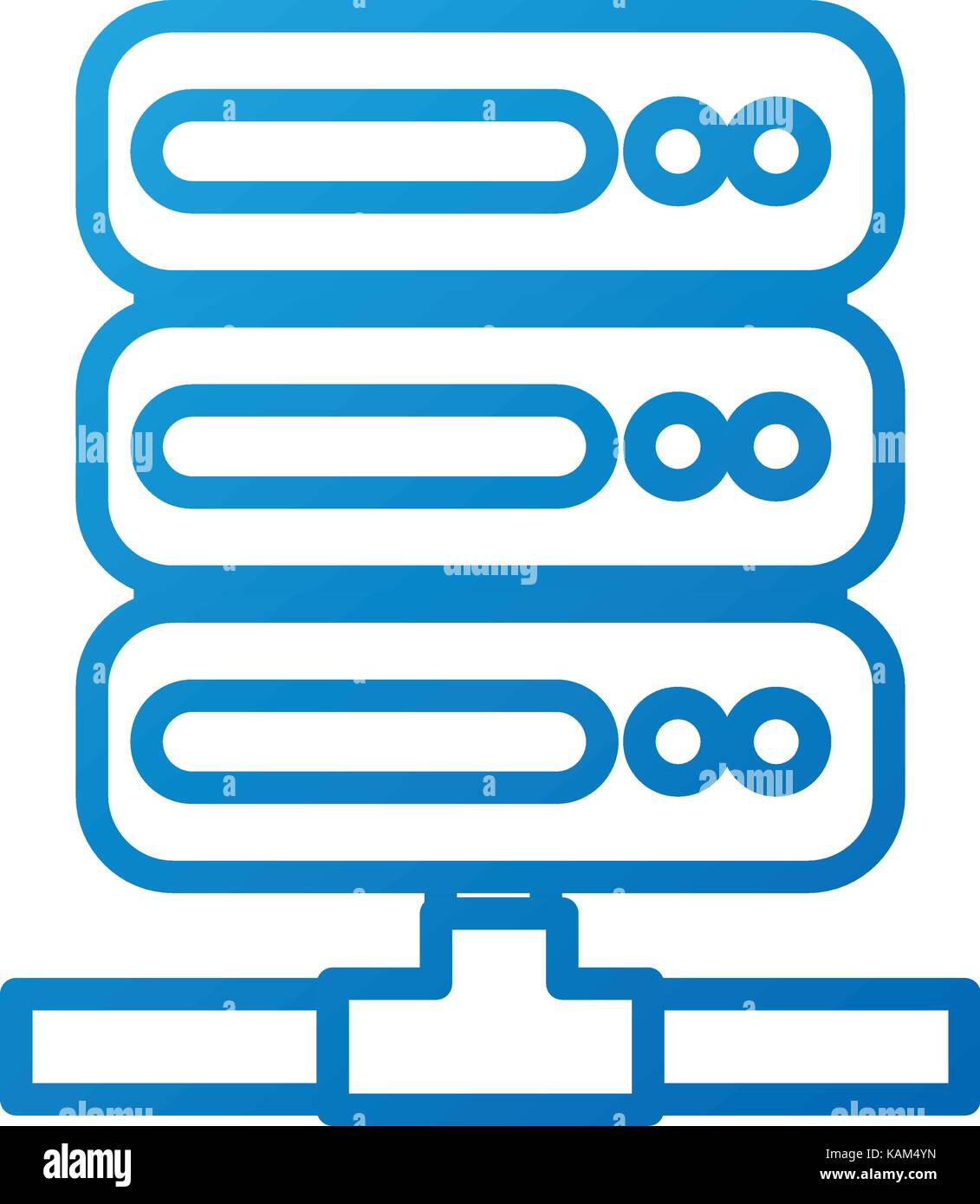 database center server information system technology Stock Vector Image ...