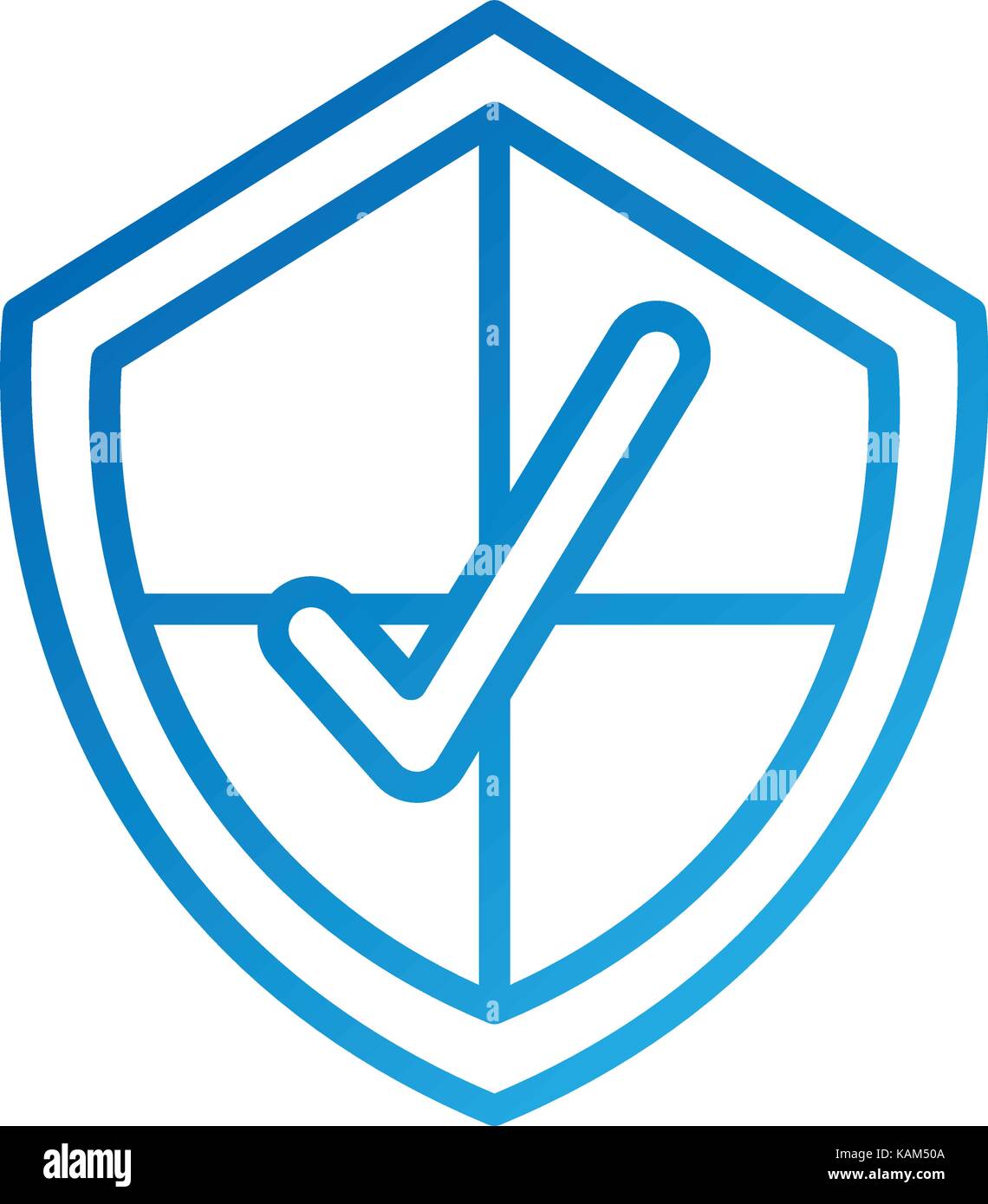 shield with checkmark protection secure symbol for download Stock ...