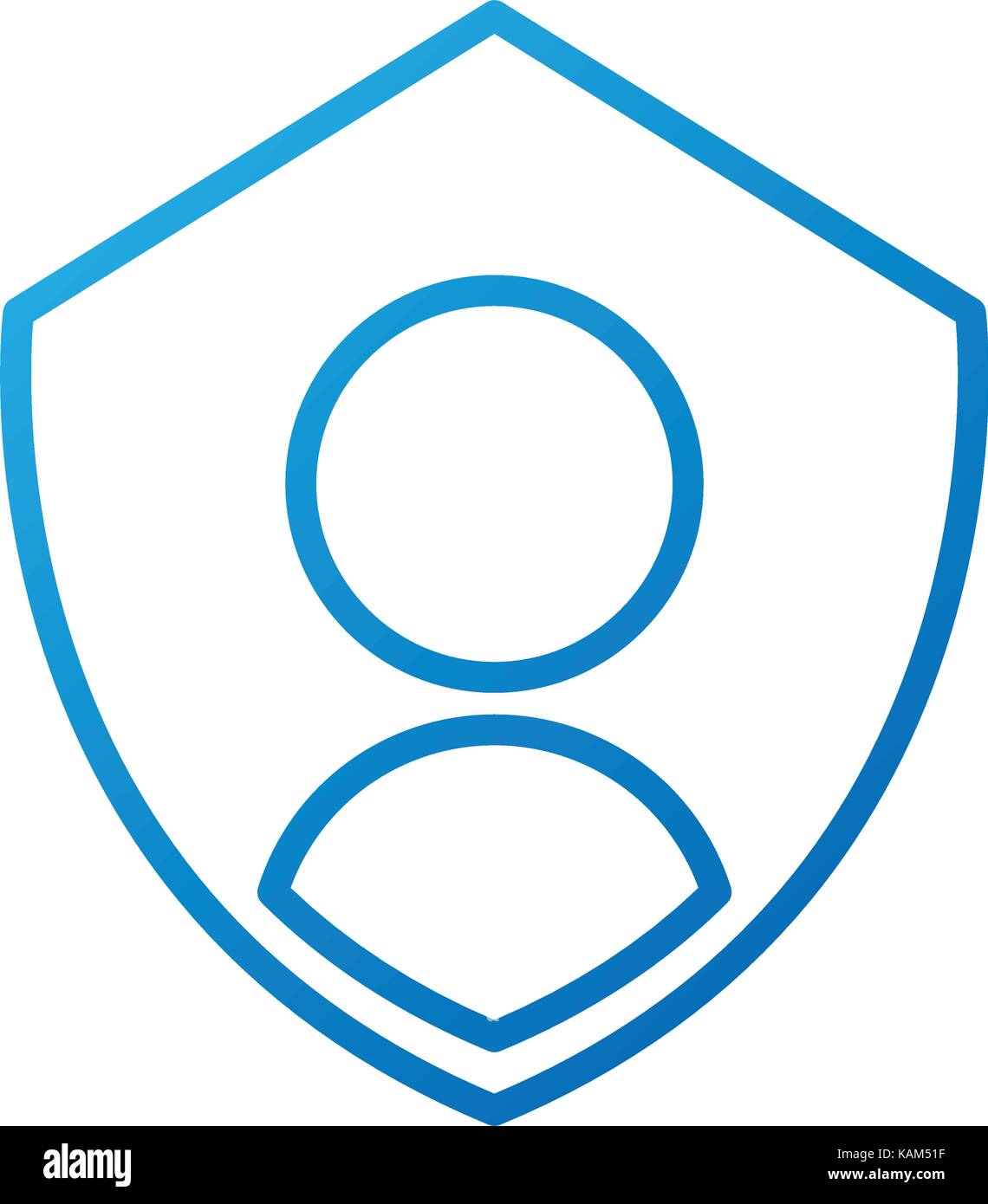 privacy icon shield with person symbol protection authentication ...