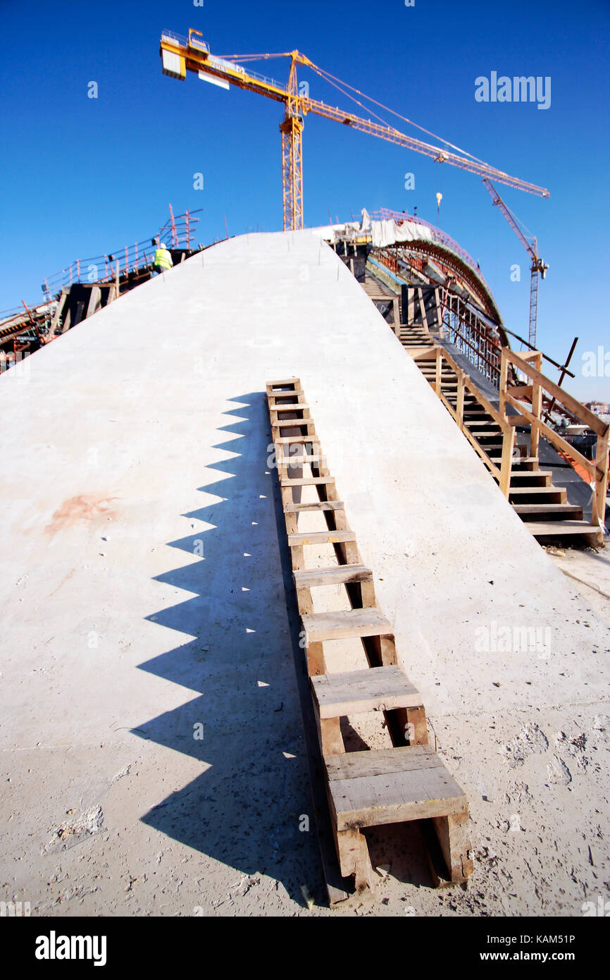 Constructive processes of a bridge Stock Photo - Alamy