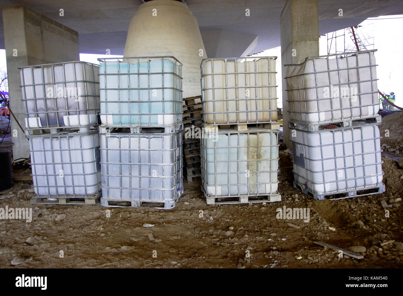 Constructive processes of a bridge Stock Photo - Alamy