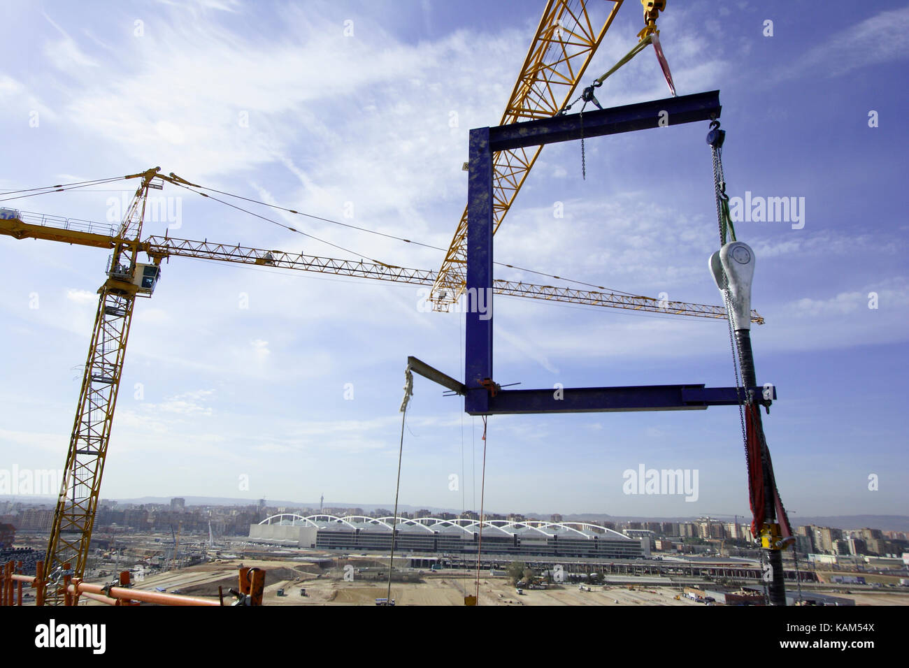 Constructive processes of a bridge Stock Photo - Alamy