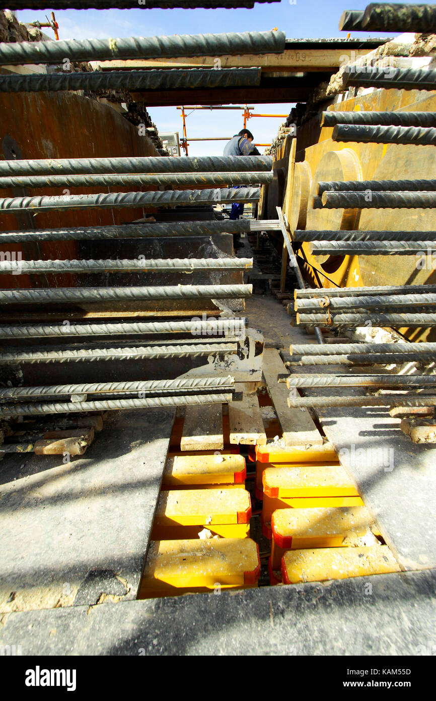 Constructive processes of a bridge Stock Photo - Alamy