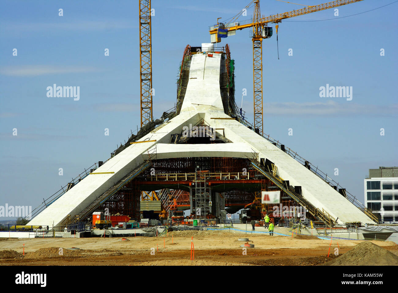 Constructive processes of a bridge Stock Photo - Alamy