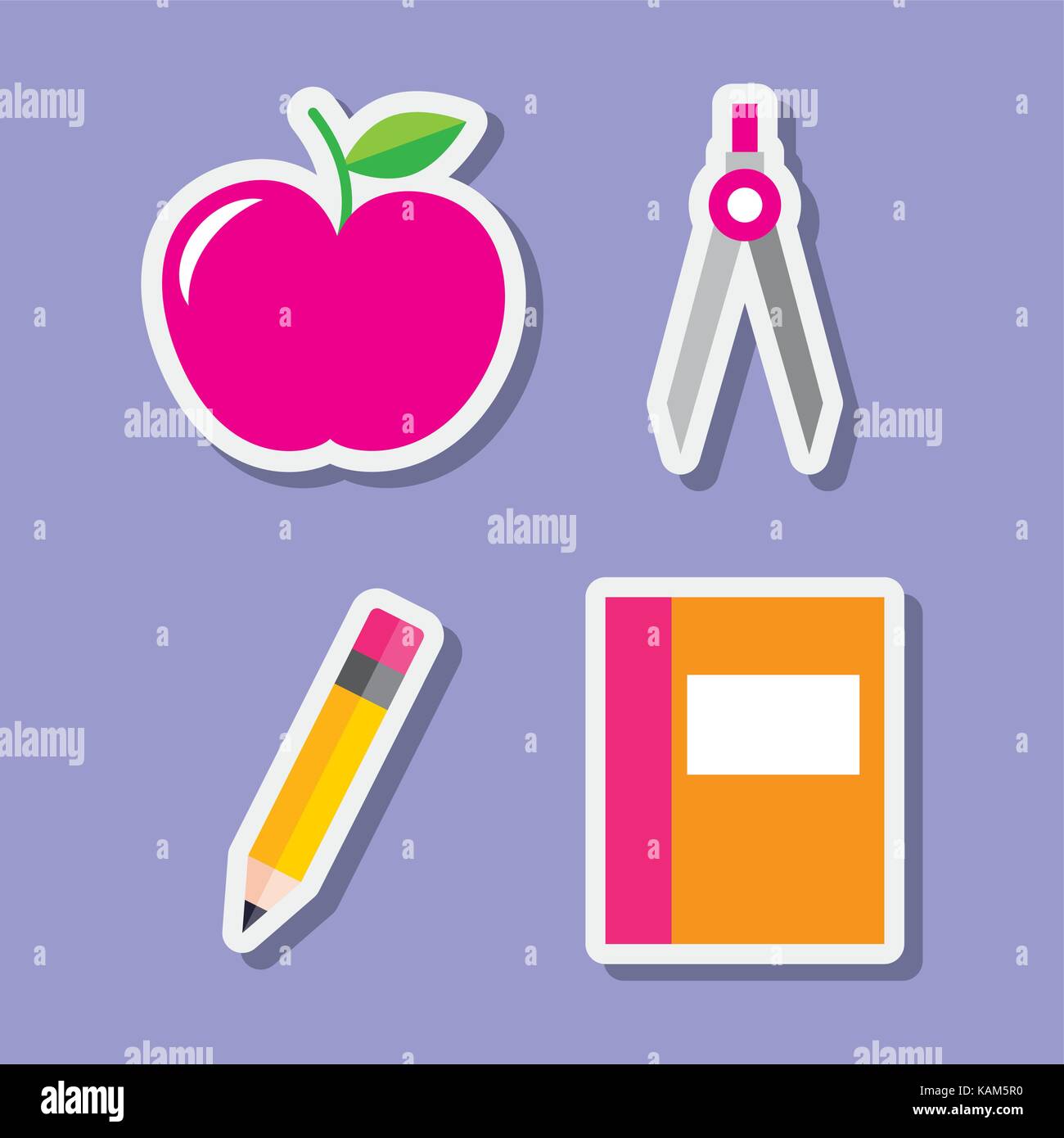 Classroom utensils Stock Vector Images - Alamy