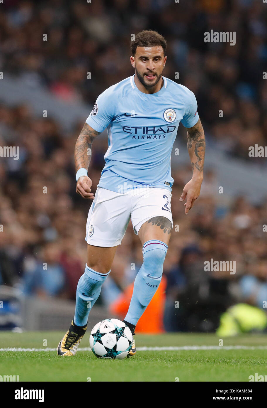 Manchester City's Kyle Walker during the UEFA Champions League, Group F ...