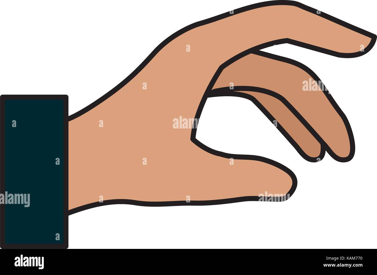 human hand catching icon vector illustration design Stock Vector Image ...