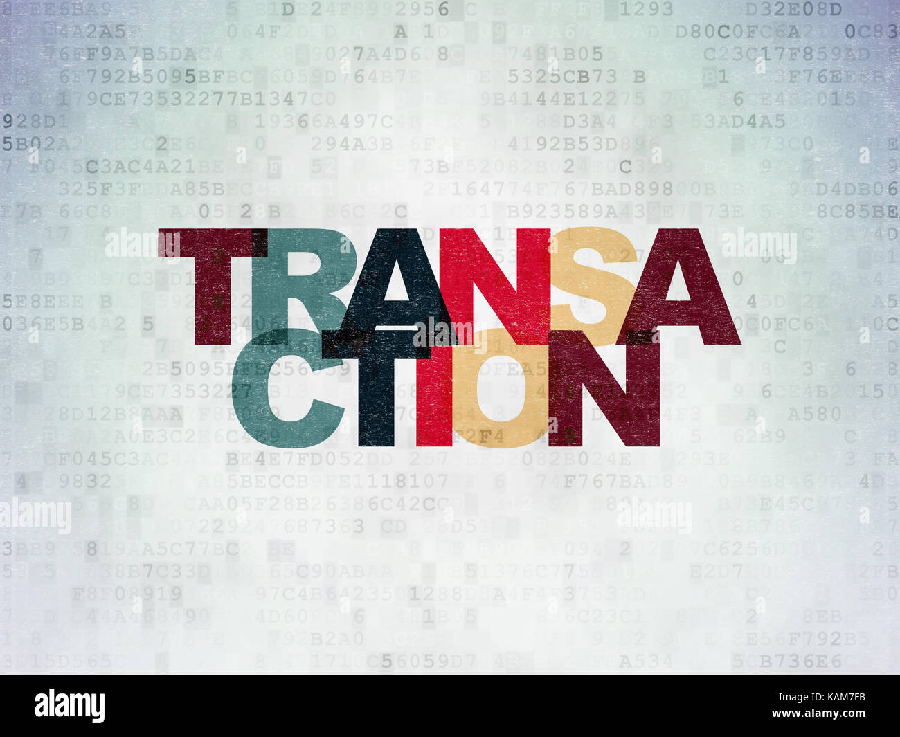 Money concept: Transaction on Digital Data Paper background Stock Photo ...