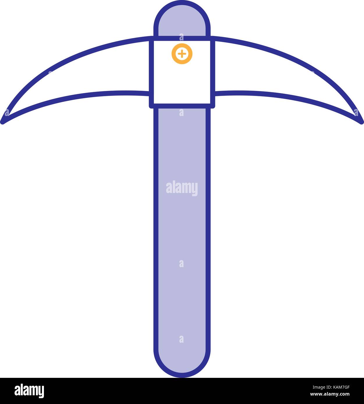 Wooden pick axe Stock Vector Images - Alamy